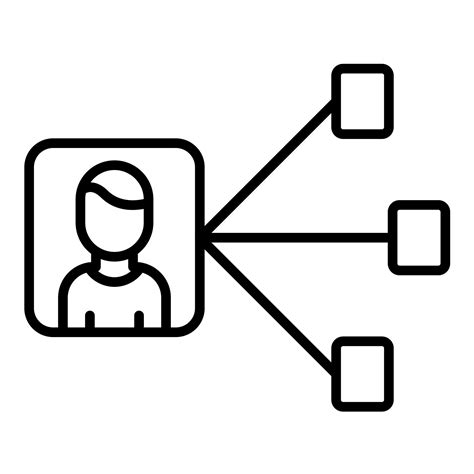 Business Networking Line Icon 14812460 Vector Art At Vecteezy