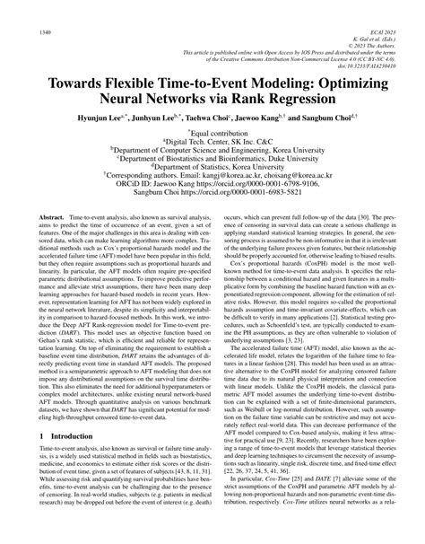 Pdf Towards Flexible Time To Event Modeling Optimizing Neural