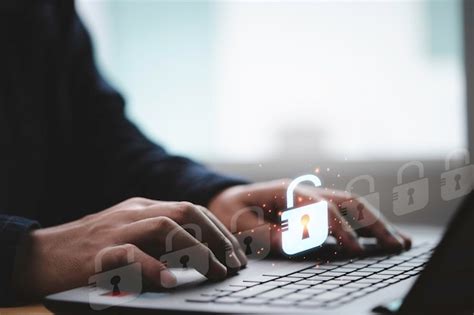 Premium Photo Businessman Typing On Keyboard Laptop Computer To Input Username And Password