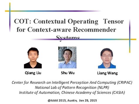 Cot Contextual Operating Tensor For Contextaware Recommender Systems