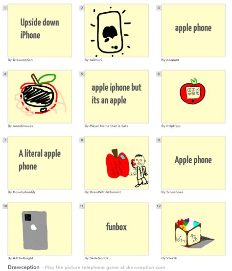 Upside Down Iphone Drawception