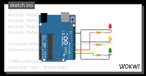 Traffic Light Assignment Wokwi Esp32 Stm32 Arduino Simulator