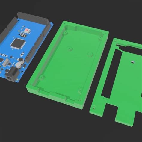 Archivo Stl Gratis Gabinete Cristal Case Arduino Mega 2560 💻 ・objeto