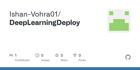 Github Ishan Vohra01deeplearningdeploy