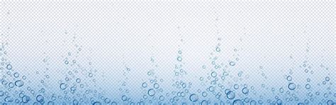 소다 거품 물 또는 산소 공기 거품 탄산 음료 수중 추상 무료 벡터