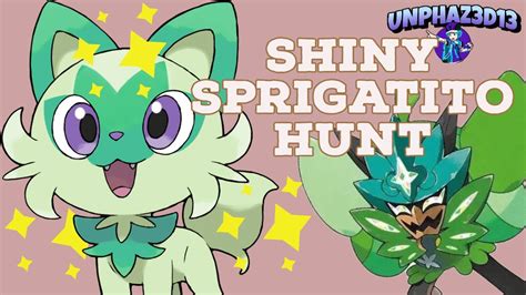 Live Shiny Sprigatito Hunt And New Dlc Pokemon Shiny Hunt Youtube