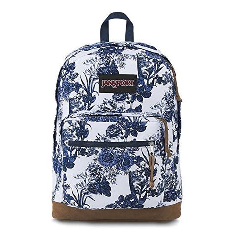 JanSport Laptop Backpack With Floral Design
