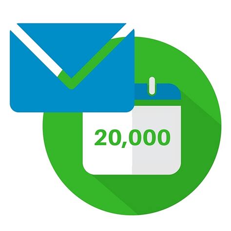 Up To 20000 Emails Per Month Included Free