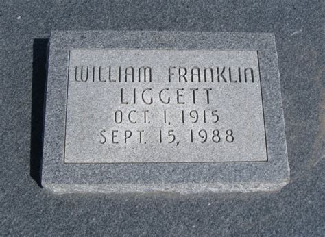 William Franklin Liggett 1915 1988 Find A Grave Memorial