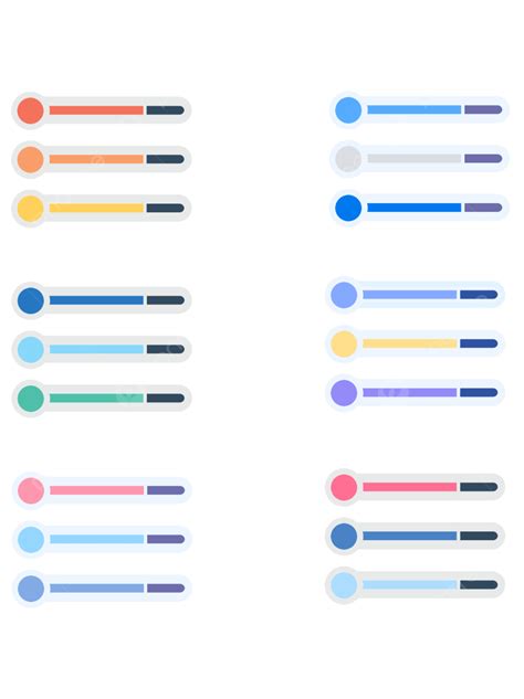 Ppt Title Vector PNG Images Business Ppt Element Financial Vector Flat Decoration Progress