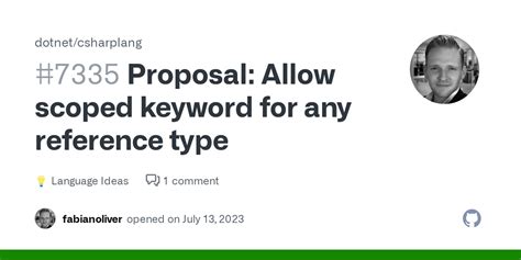 proposal allow scoped keyword for any reference type · dotnet