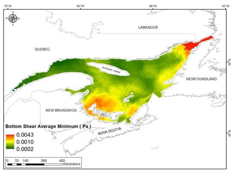 Interpolated Prediction Surface Of Bottom Shear Average Minimum Pa