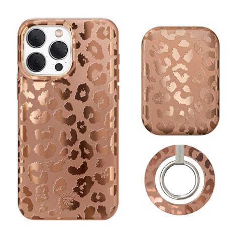 Bronze Chrome Leopard Magsafe Set