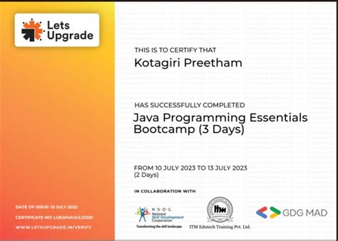 Kotagiri Preetham On Linkedin Share Java Programming