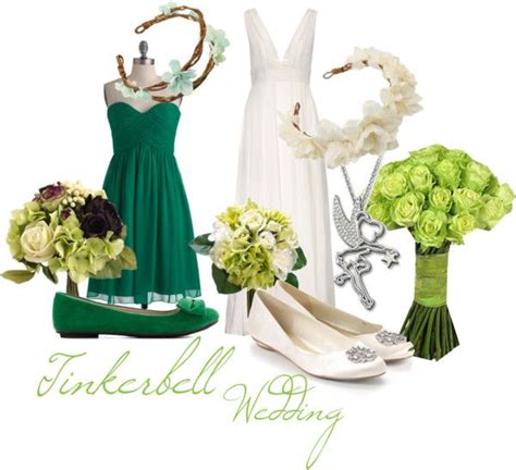 Tinkerbell Wedding By Jami1990 Liked On Polyvore Disney Princess