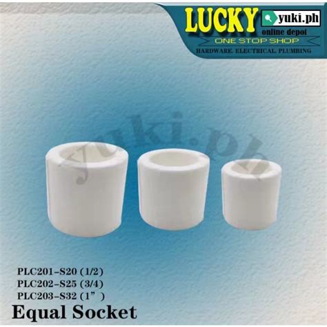 Ppr Equal Socket Coupling Pipe Fittings 1 2 3 4 1 Sold Per Piece Shopee Philippines