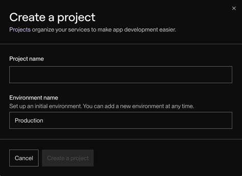 Projects And Environments Render Docs