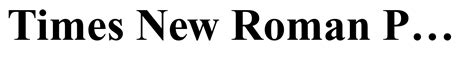 Times New Roman Ps Cyrillic Font Webfont And Desktop Myfonts