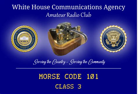Morse Code Class White House Communications Agency Amateur Radio Club