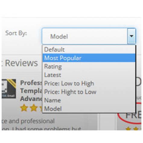 Category Products Sorting