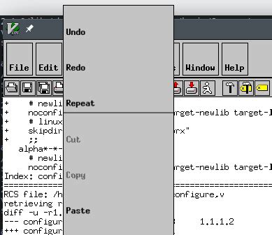 Linux Gvim Menus Are Too Big Vi And Vim Stack Exchange