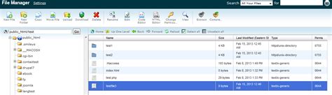 Moving Files Using The Cpanel File Manager Web Hosting Hub