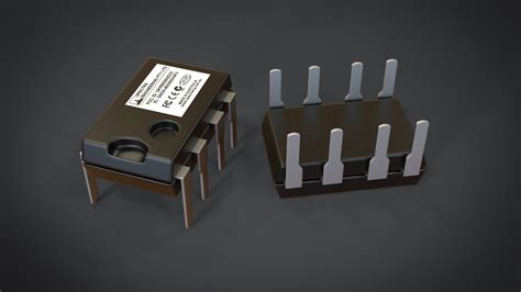 Integrated Circuit Ic 3d Model