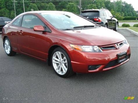 2006 Habanero Red Pearl Honda Civic Si Coupe 10730273 Photo 8