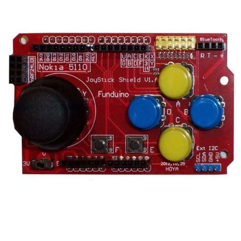 gamepad joystick keypad buttons shield ps2 arduino uno i2c auscom