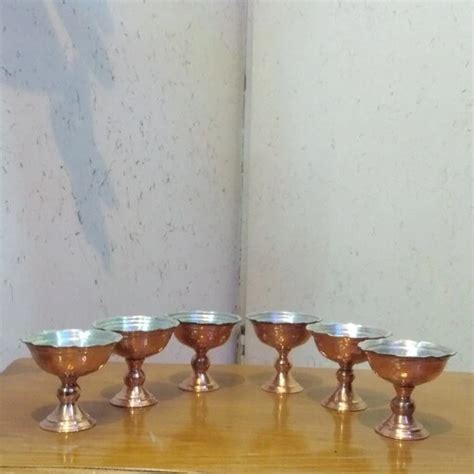 خرید و قیمت جام مسی کاسه مسی پایه دار چکشی مناسب برای آجیل و سفره هفت