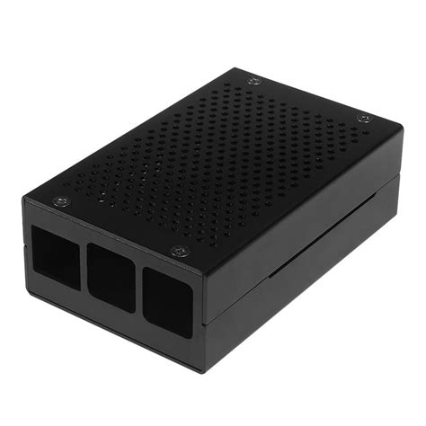 for raspberry pi 3 case black aluminum enclosure c vicedeal