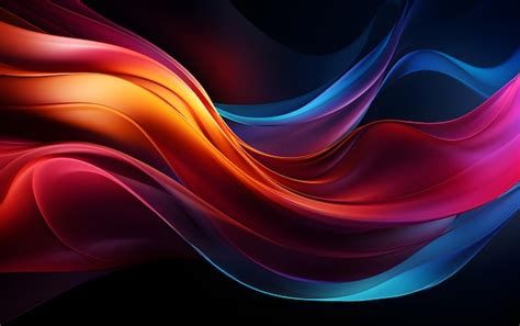 Premium Ai Image Abstract Twisted Shape Background