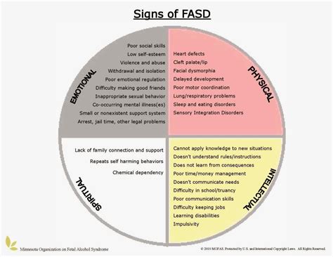 fasd support and understanding fasd signs and symptoms