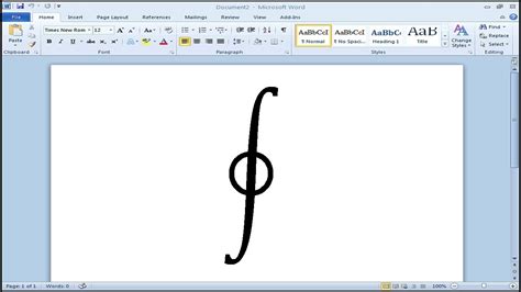 Integral Symbol