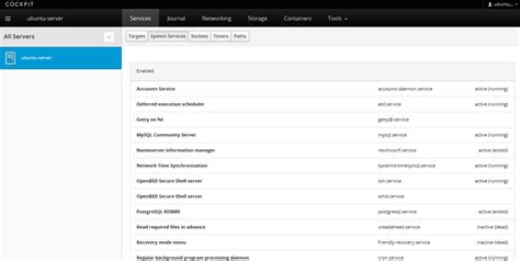 Cockpit A Remote Manager For Gnulinux Servers Ubuntu Geek