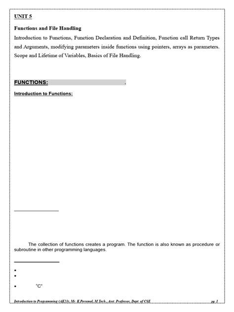 Unit 5 Intro To Prog Ak23 Pdf Parameter Computer Programming