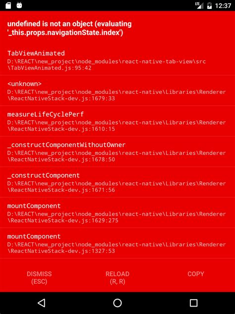 Undefined Is Not An Object Evaluating Dex · Issue 347