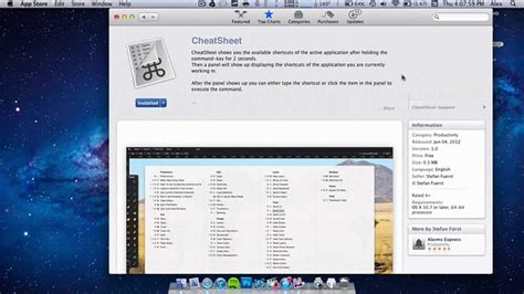CheatSheet For Mac YouTube