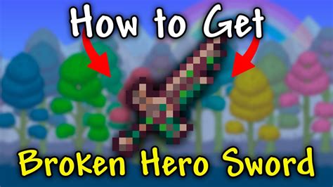 How To Get Broken Hero Sword In Terraria 1 4 5 Broken Hero Sword
