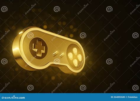 Retro Game Controller On D Illustrations Stock Illustration Illustration Of Gamer Design