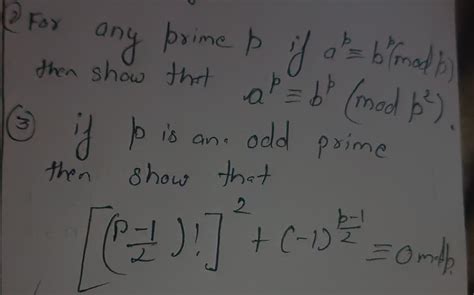 solved 2 s for any prime p ﻿if ap bp modb then show that