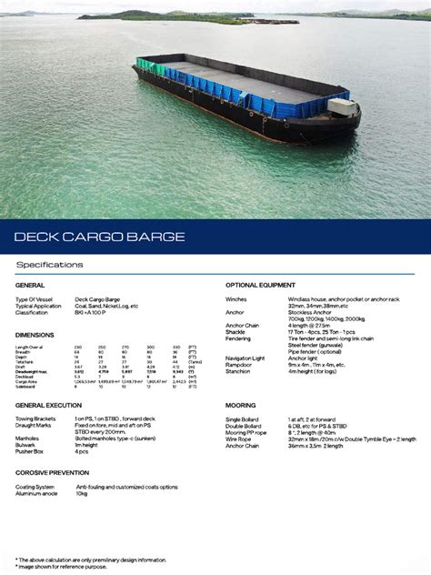 Deck Cargo Barge Specifications1690271258 Pdf