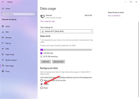 How To Enable And Set Metered Connection Option In Windows 10
