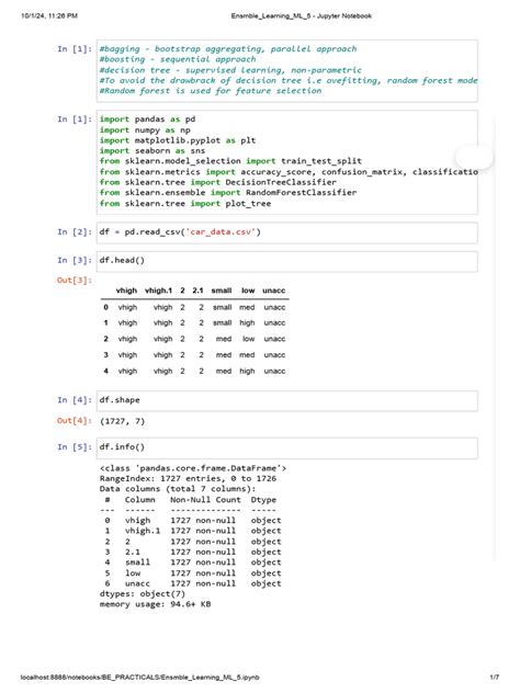 ensmble learning ml 5 jupyter notebook pdf statistics