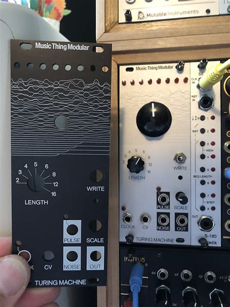 Music Thing Modular Turing Machine Black And Silver Reverb