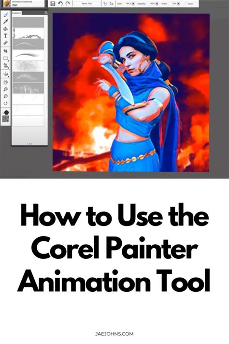 How To Use Corel Painter Animation Tool Step By Step