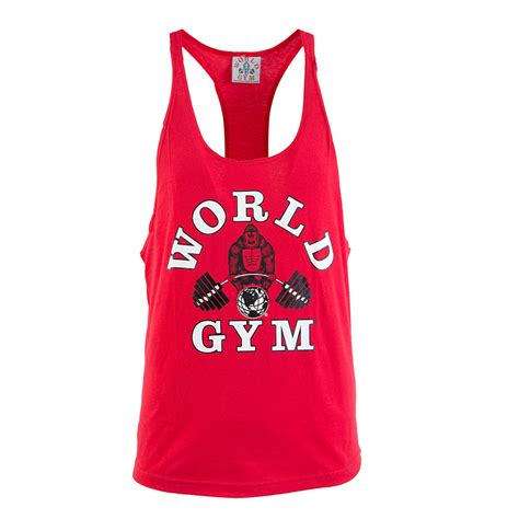 Stringer Singlet World Gym Gorilla World Gym Shop