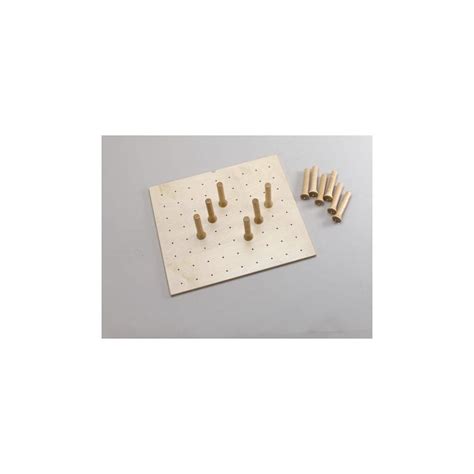 Rev A Shelf Wood Drop In Mount Peg Board Drawer Insert With 9 Pegs