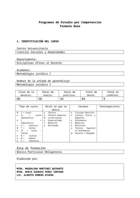 Doc Metodologia Juridica I Dokumentips