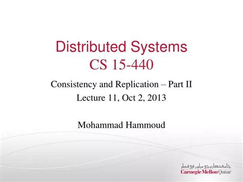 Ppt Distributed Systems Cs 15 440 Powerpoint Presentation Free Download Id2387145